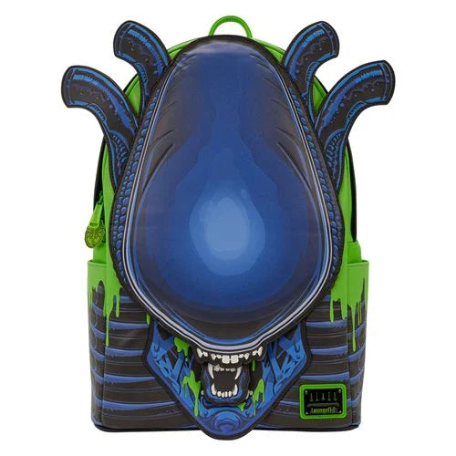 Loungefly Alien Xenomorph Glow-in-the-Dark Full-Size Backpack – Kollectoyz