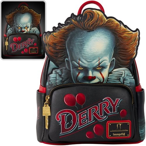 Loungefly IT Pennywise Derry Mini-Backpack – Kollectoyz